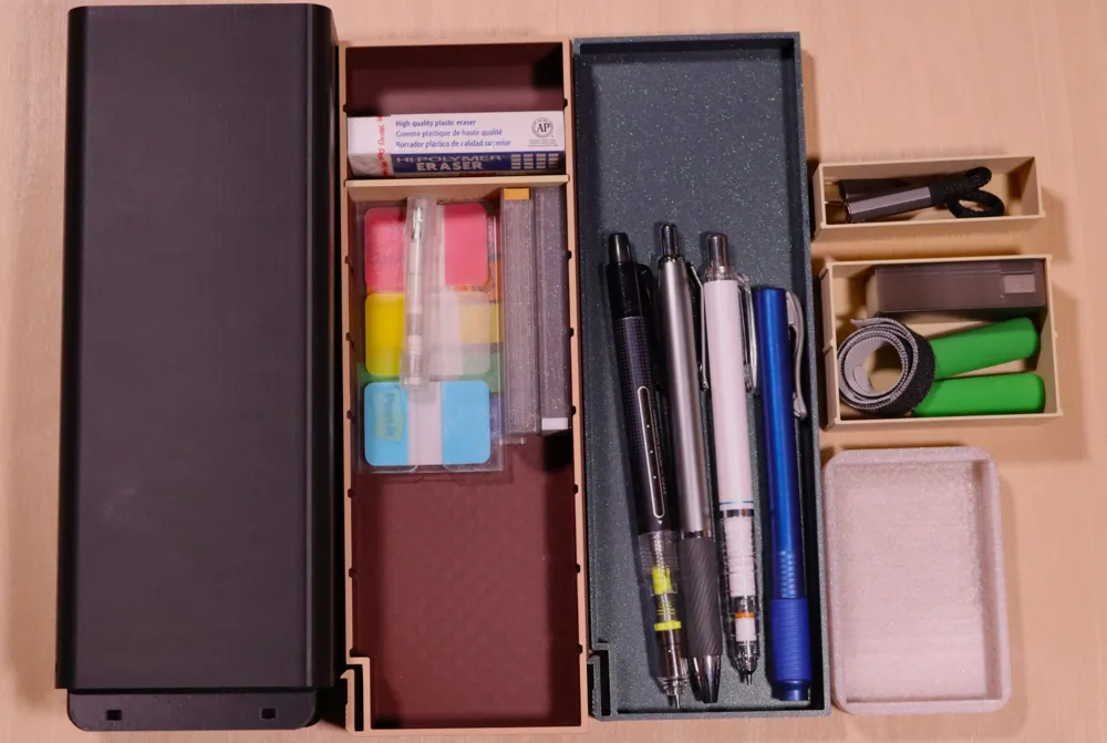 Pencil Case Drawers V2 by TCCINTHEHOUSE MakerWorld: Download Free 3D Models