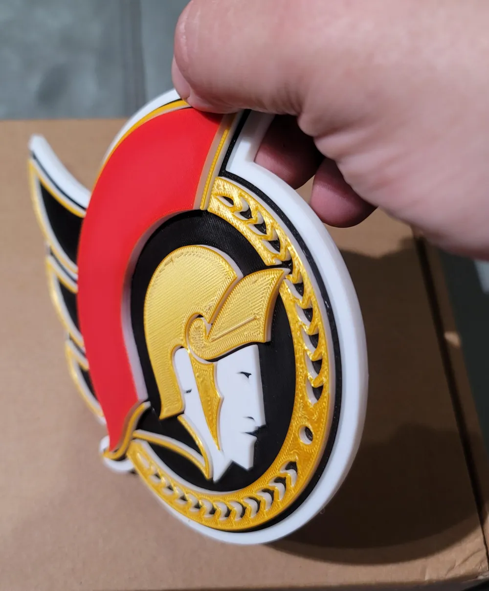 OTTAWA SENATORS 3D Logo 180mm series by mercadogarzas - MakerWorld