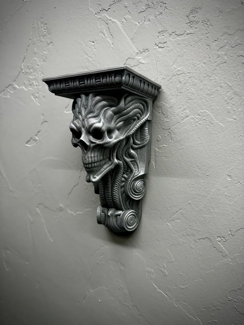 The Wishmaster skull corbel shelf by ChainsawGraphics MakerWorld ...