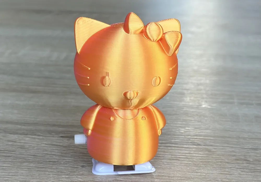 Hello Kitty Wind-Up Walking Mechanisms - Free 3D Print Model - MakerWorld