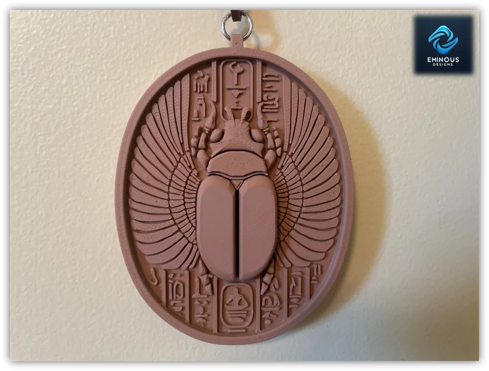 Ancient Egyptian Scarab Amulet Pendant (Necklace) by Eminous Designs ...