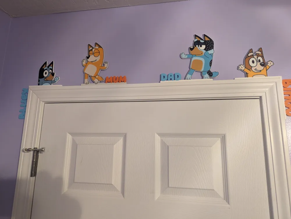 Bluey Door Corner (2 AMS Version) by dakjones82 - MakerWorld