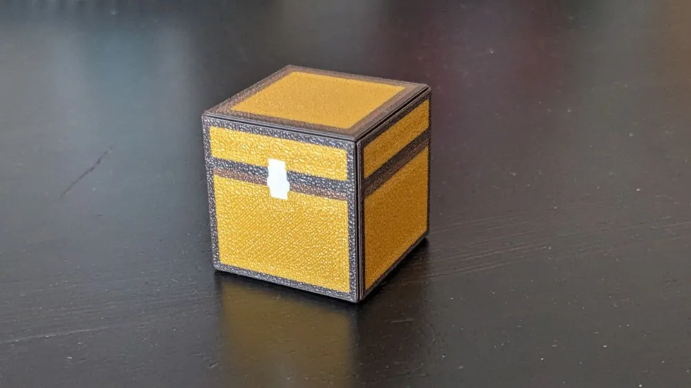 Minecraft Chest Block - Free 3D Print Model - MakerWorld