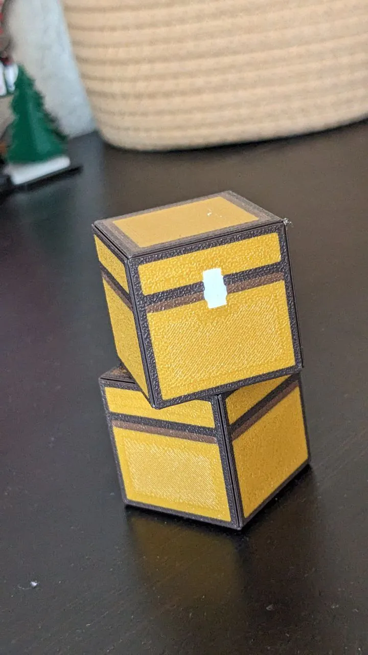 Minecraft Chest Block - Free 3D Print Model - MakerWorld