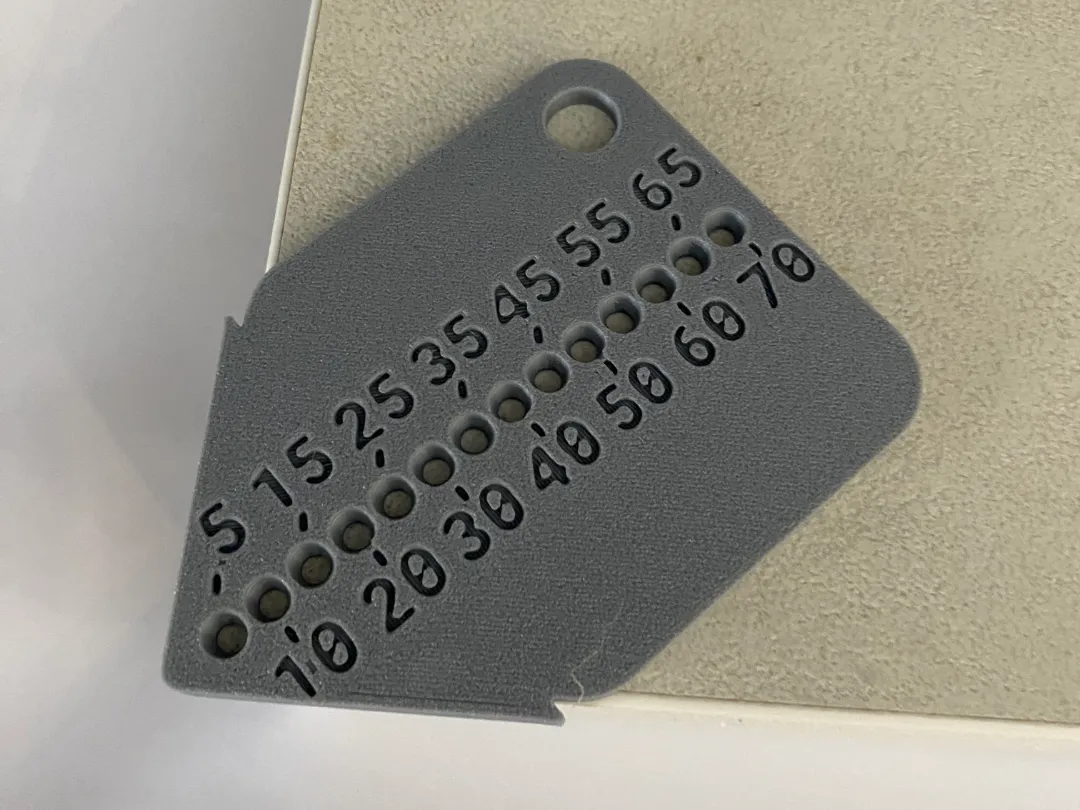 Gabari de Furação de Cantos – Grade de 5 mm, 2 Variantes) - Modelo ...