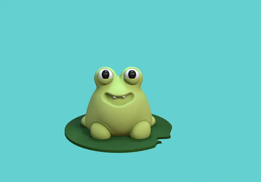 Cute Fred the Frog by 3DPrintsMom - MakerWorld