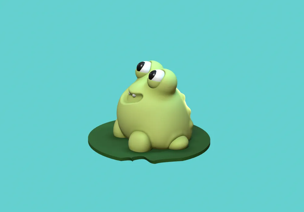 Cute Fred the Frog by 3DPrintsMom - MakerWorld