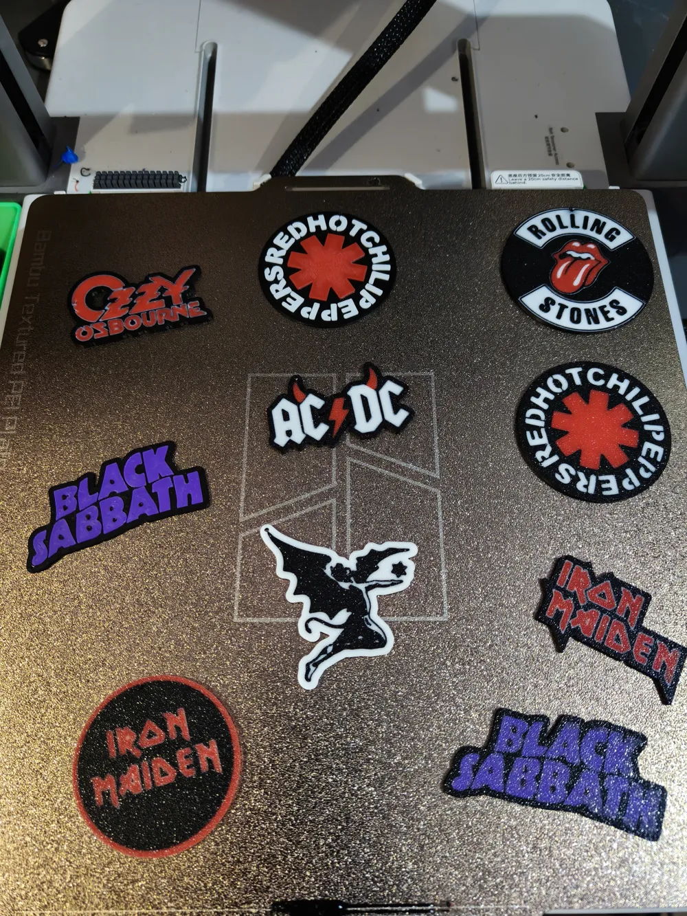 Rock & Metal Bands Keychains - Free 3D Print Model - MakerWorld