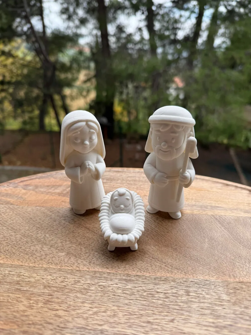 Nativity Characters (Mary, Joseph, Baby Jesus) - Free 3D Print Model ...