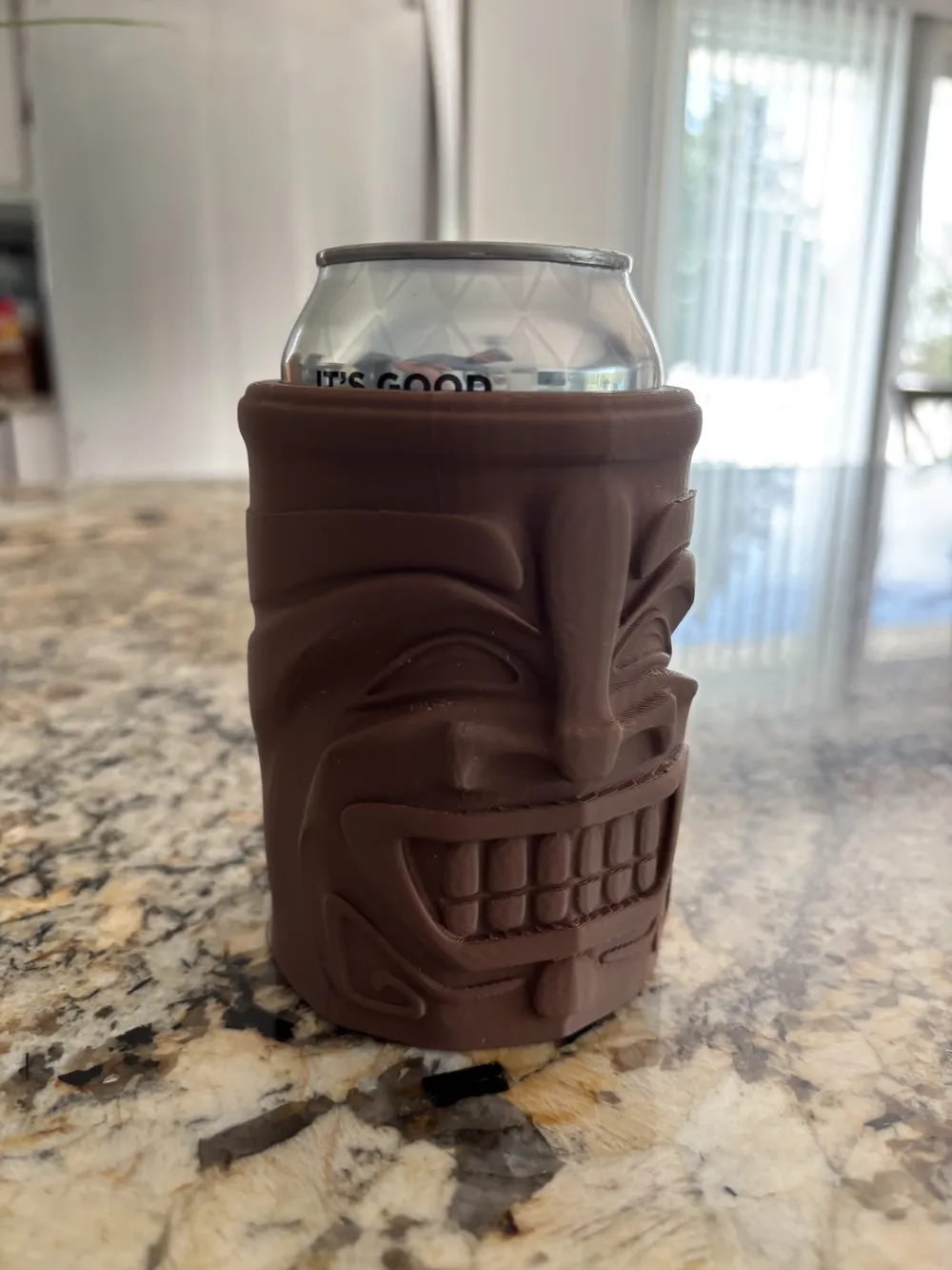 tiki can koozie - Free 3D Print Model - MakerWorld