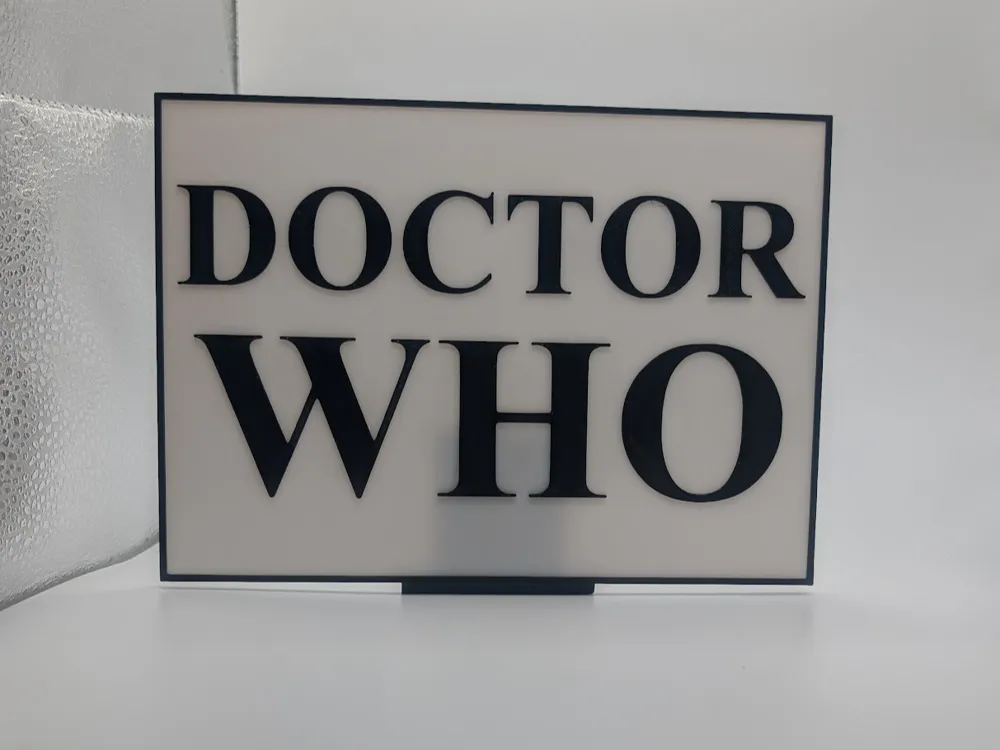 Doctor Who 1967 Logo by Design•Slice•Print Studio - MakerWorld