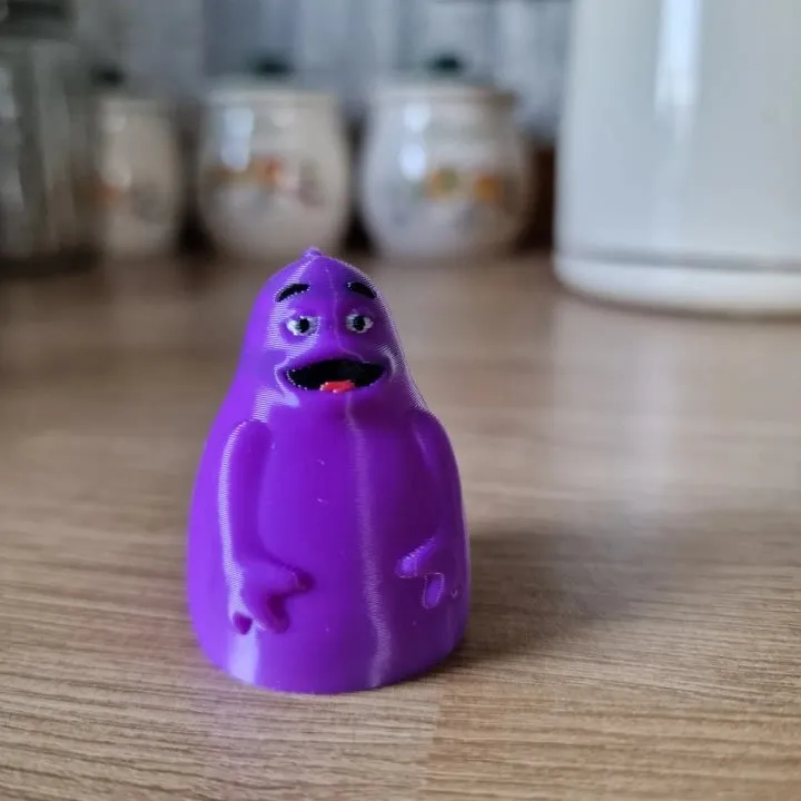 Articulated Grimace Hidden Legs Keychain by 3DomSculpts - MakerWorld