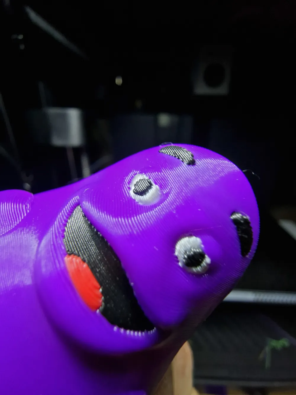 Articulated Grimace Hidden Legs Keychain by 3DomSculpts - MakerWorld