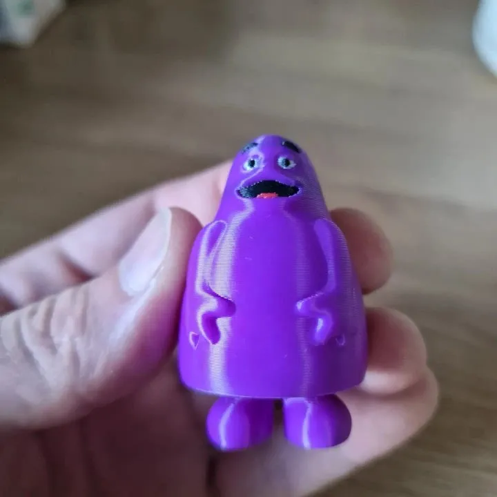 Articulated Grimace Hidden Legs Keychain by 3DomSculpts - MakerWorld