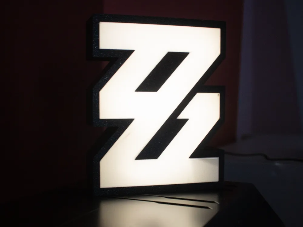Zenless Zone Zero Logo Lightbox by Aless - MakerWorld