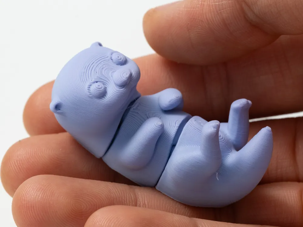 Cute Otter - Articulated & Keychain - Free 3D Print Model - MakerWorld