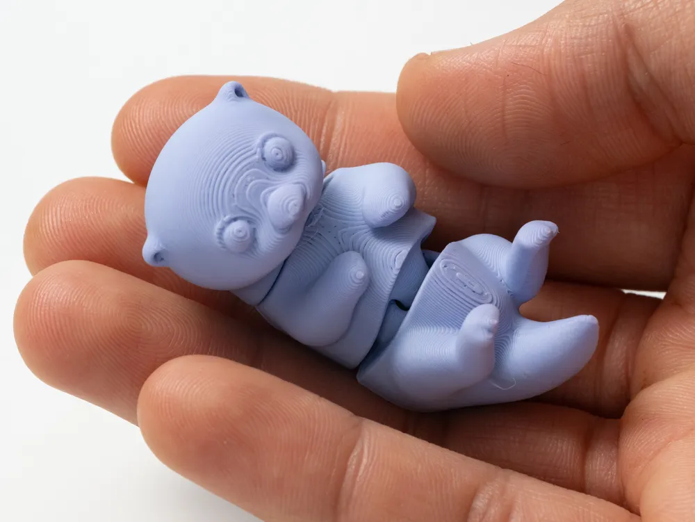 Cute Otter - Articulated & Keychain - Free 3D Print Model - MakerWorld