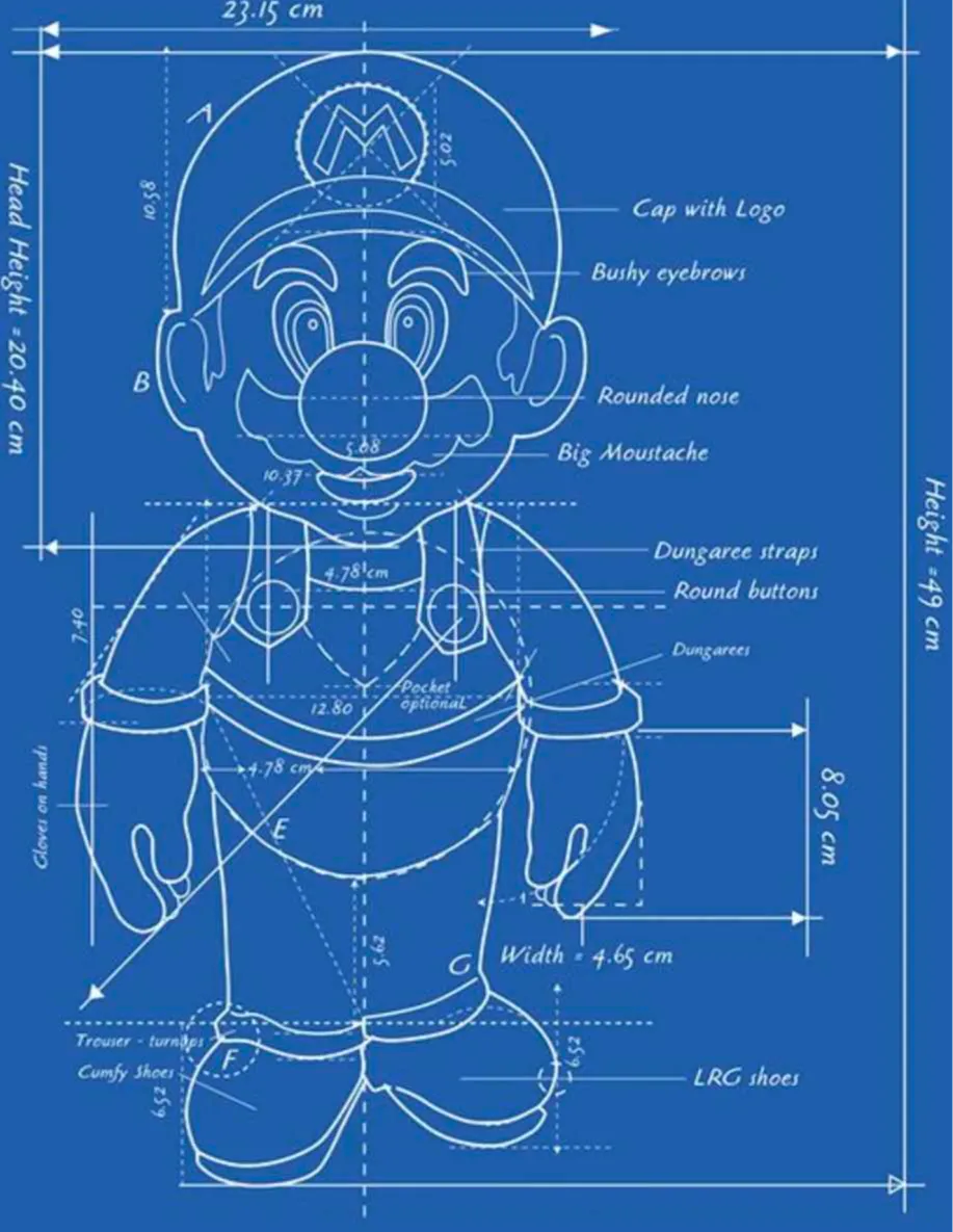 Mario blueprint by Abi&Dan88 - MakerWorld