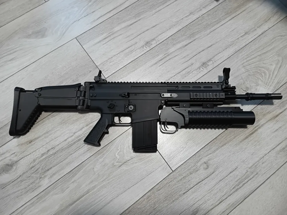 FN SCAR -H MK17 CQC Battle Rifle Assault Carbine - Free 3D Print Model ...