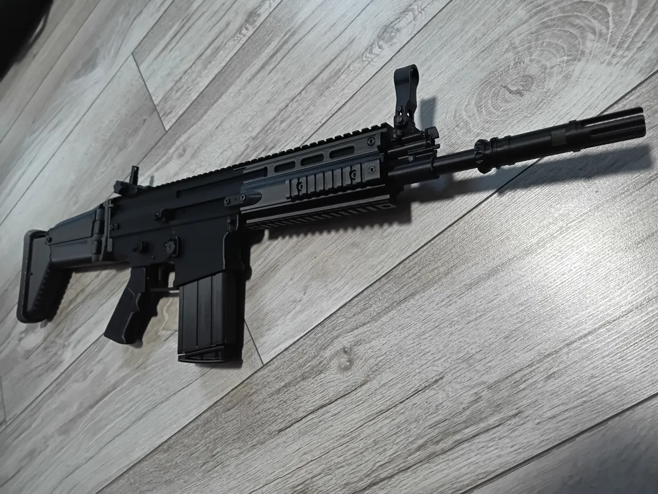 FN SCAR -H MK17 CQC Carabina Fuzil de Assalto de Batalha - Modelo ...