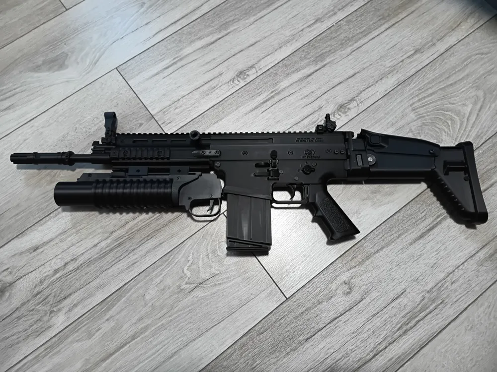 FN SCAR -H MK17 CQC Battle Assault Rifle Carbine - Free 3D Print Model ...