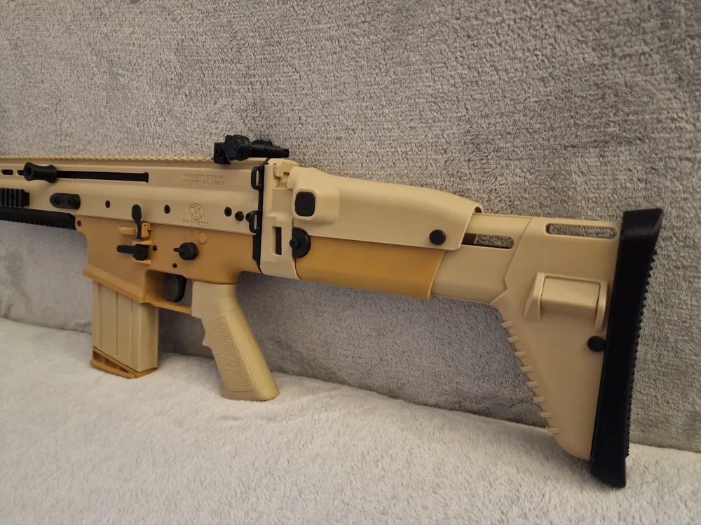 FN SCAR -H MK17 CQC Battle Assault Rifle Carbine - Free 3D Print Model ...