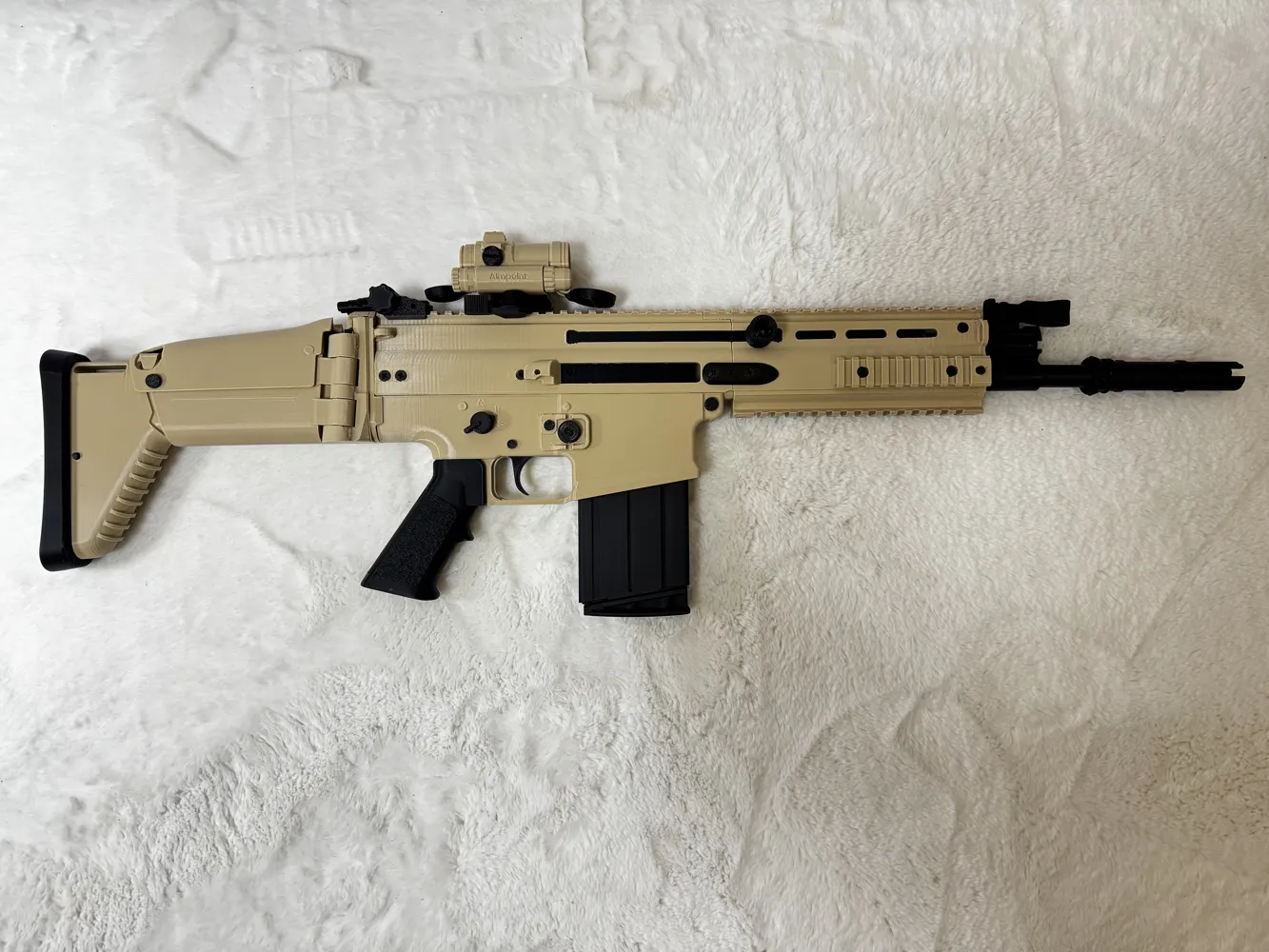 FN SCAR -H MK17 CQC Battle Assault Rifle Carbine - Free 3D Print Model ...