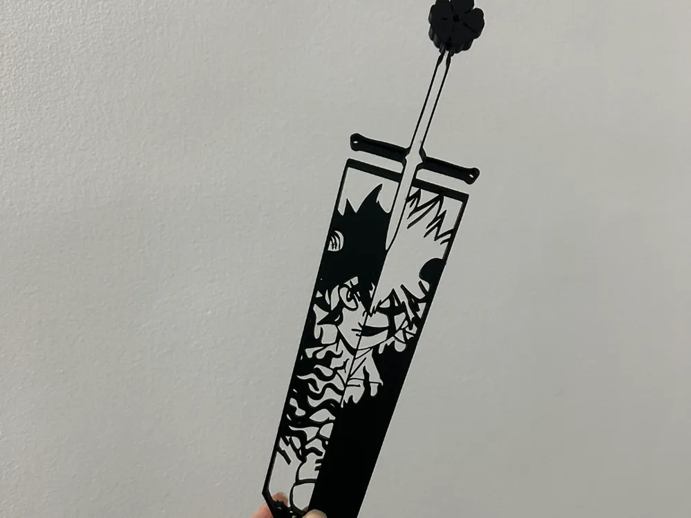 Black Clover - Asta Demon Dweller Sword - Free 3D Print Model - MakerWorld