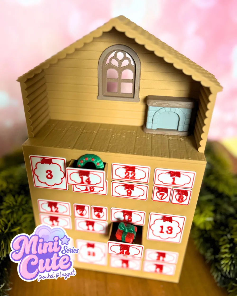 Mini Cute Advent Calendar – Base, Drawers & Chalet - Free 3D Print ...
