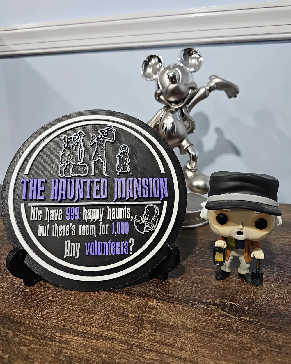 Haunted Mansion Ride Sign - Free 3D Print Model - MakerWorld