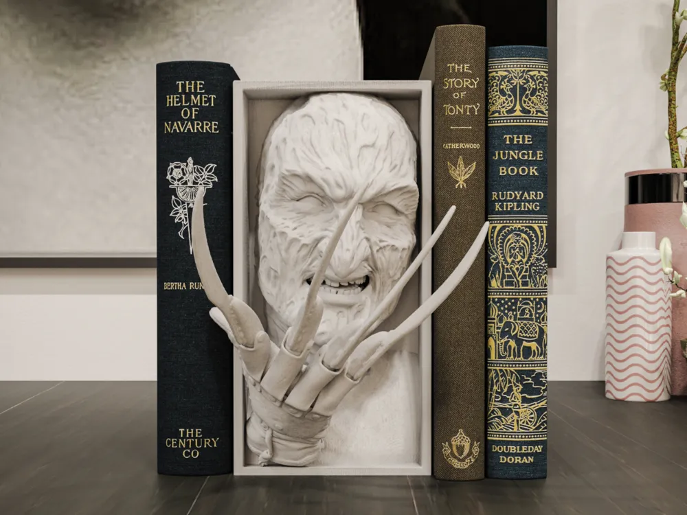 Freddy Krueger Book Nook - Free 3D Print Model - MakerWorld