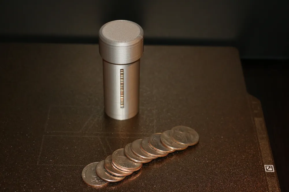 Quarter tube hold exact 10 dollars - Free 3D Print Model - MakerWorld