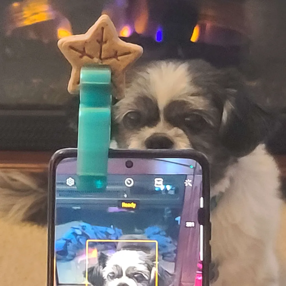 Phone Bone Throne! - TPU Dog Treat Holder for Cell phones by Makers Mashup - MakerWorld