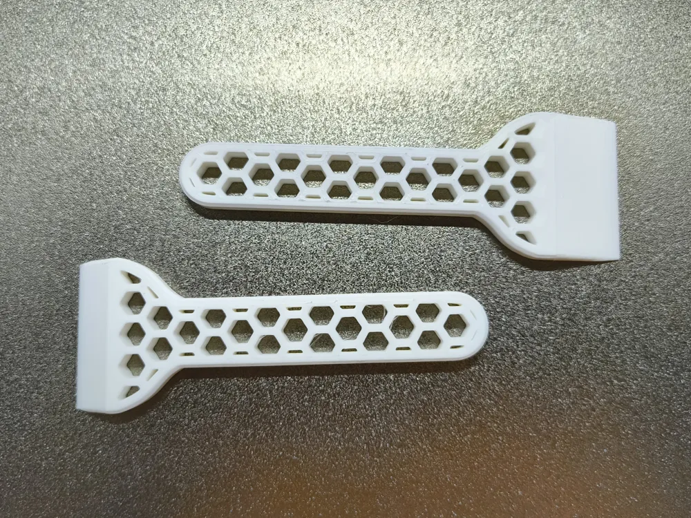 3D Printer Bed Scraper, hexagon pattern (2 Angles) - Free 3D Print Model - MakerWorld