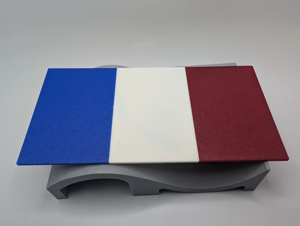 TriColor Vertical Flag / Plate - Free 3D Print Model - MakerWorld