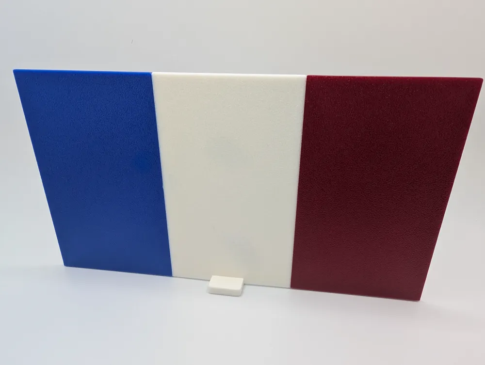 TriColor Vertical Flag / Plate - Free 3D Print Model - MakerWorld