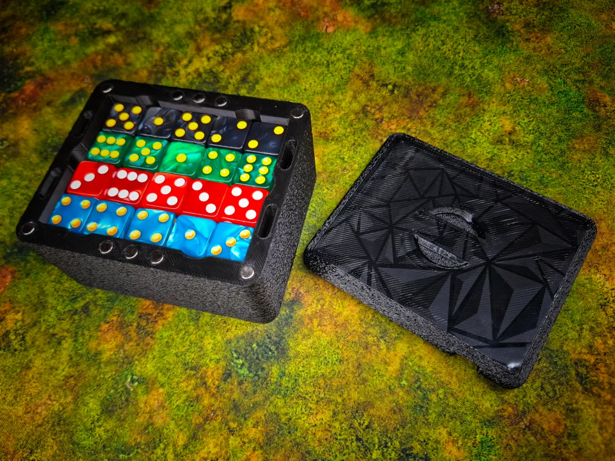 Boîte à dés de 16 mm avec aimants - Modèle d'Impression 3D Gratuit ...