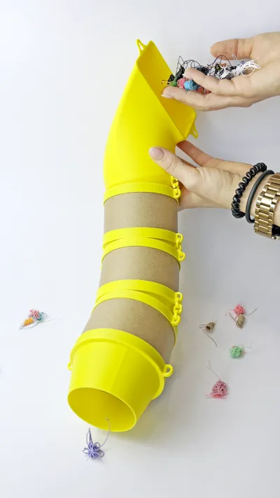 Poop Chute with Bambu Cardboard Spools P1S / X1C by Valeria Momo ...