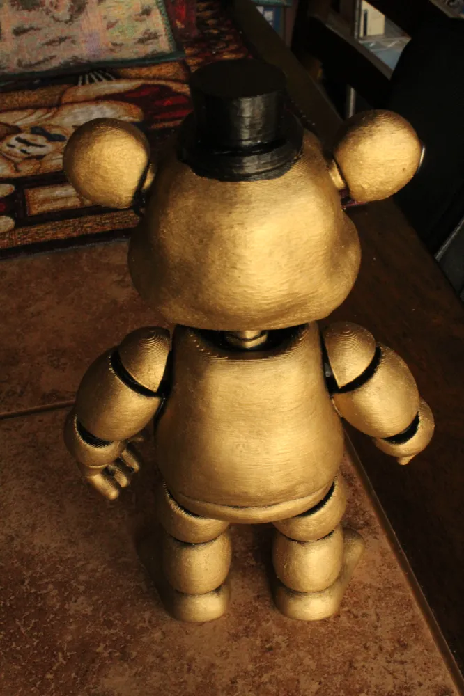 Freddy Fazbear - Golden Freddy FNAF - Free 3D Print Model - MakerWorld