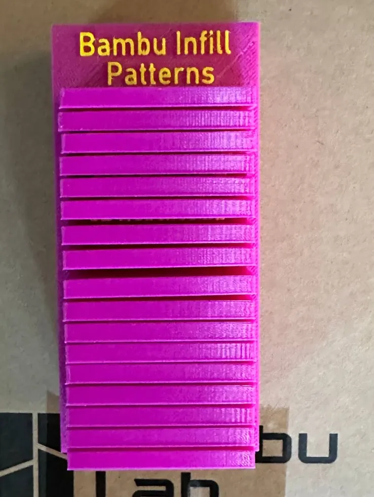 Bambu Studio Infill Patters by Gomjaba MakerWorld: Download Free 3D Models