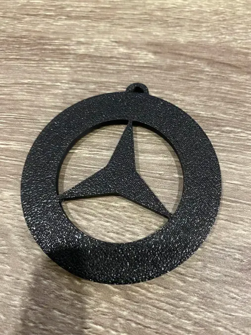 Mercedes Benz Keychain Remixed by Stox - MakerWorld