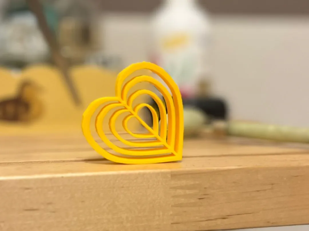 Valentine's Day - Concentric Hearts - Free 3D Print Model - MakerWorld