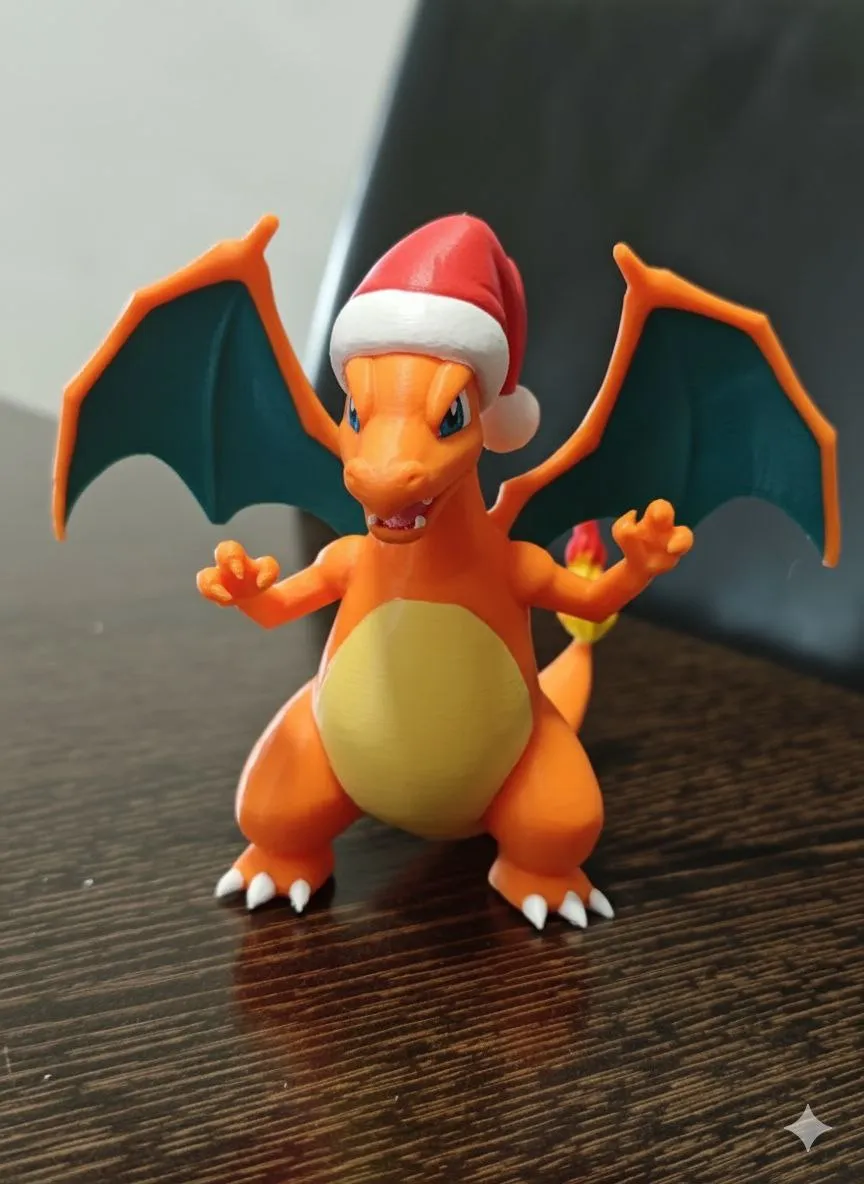 Charizard Christmas - Free 3D Print Model - MakerWorld