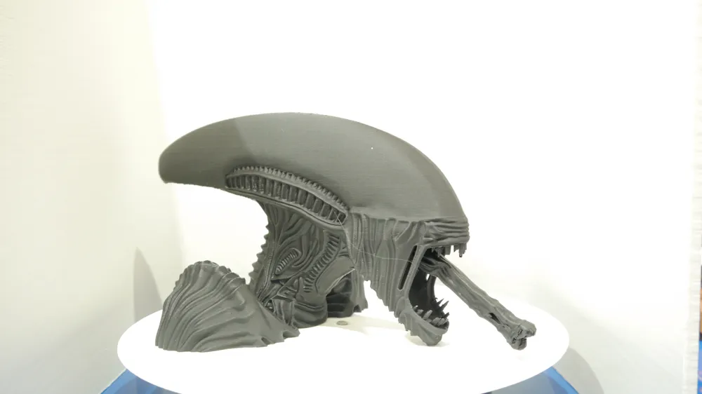 Alien Bust Xenomorph Remixed by CNC Wood Projects MakerWorld: Download ...