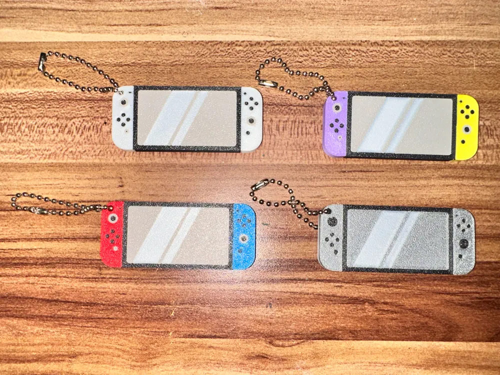 Nintendo Switch Keychain 任天堂Switch钥匙扣挂饰 by Shallot Studio - MakerWorld