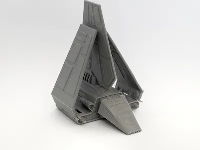 High Detail Big Imperial Lambda Shuttle Fold Wings by DjangoCashflow ...