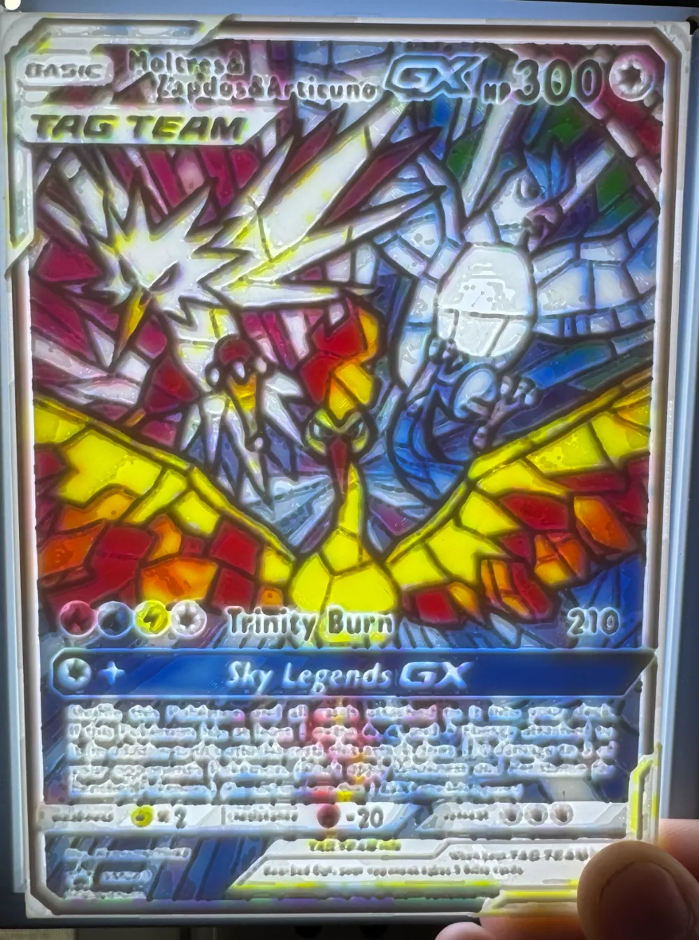 moltres zapdos and articuno pokemon lithophane by Bunsen - MakerWorld