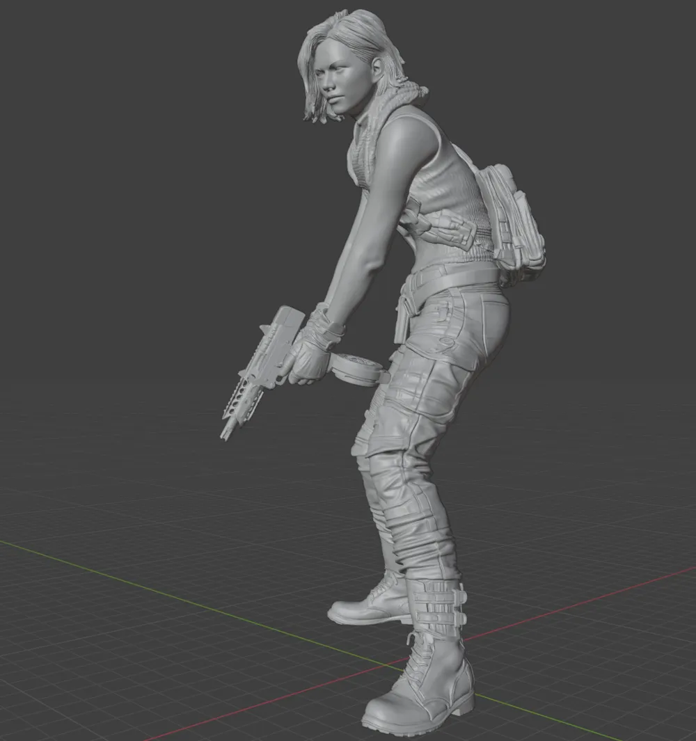 TAMAÑO REAL Resident Evil Requiem Grace AshCroft - Modelo de impresión ...