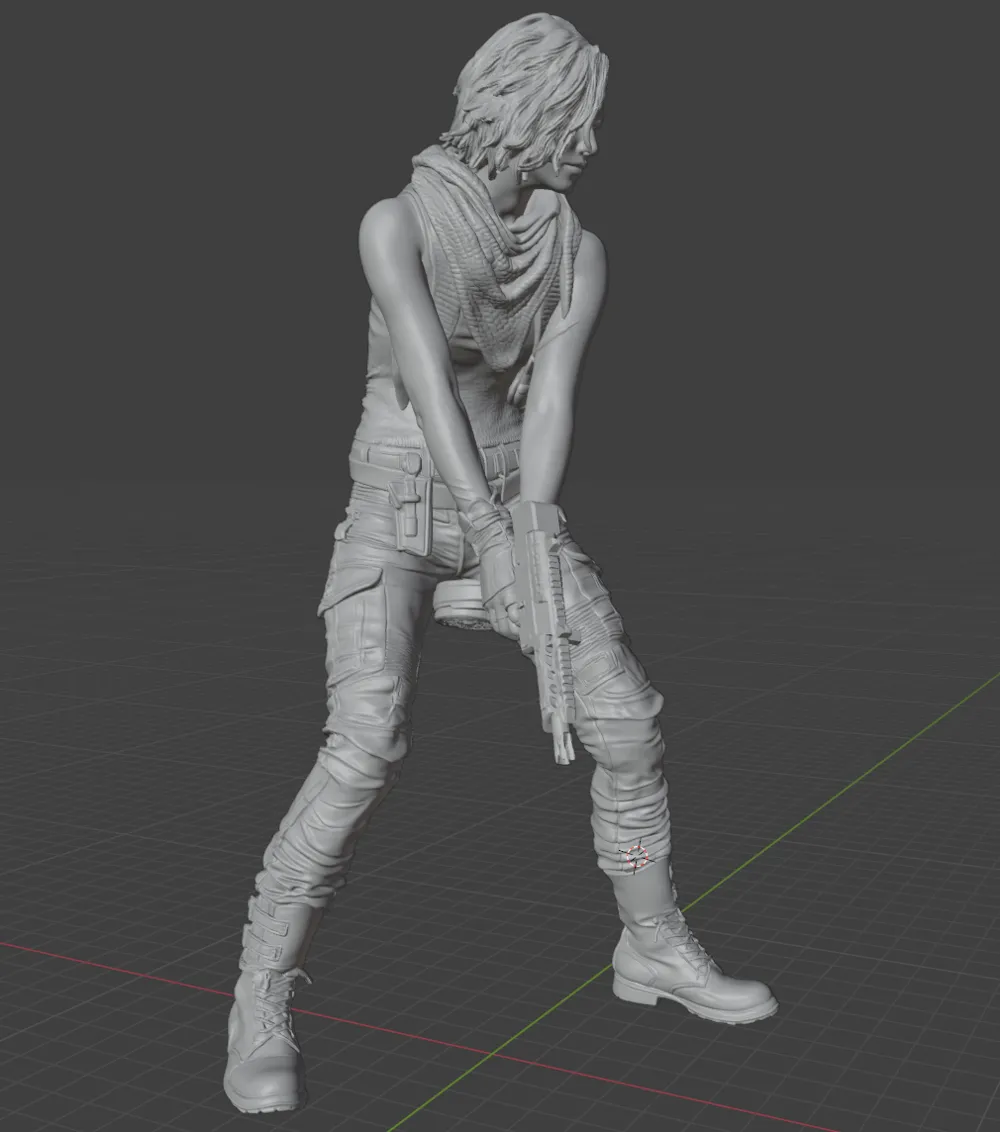 TAMAÑO REAL Resident Evil Requiem Grace AshCroft - Modelo de impresión ...