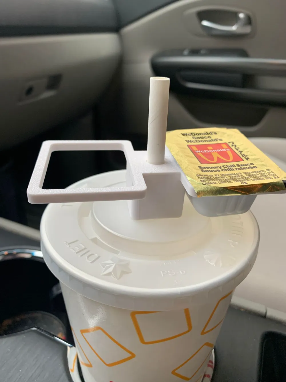Fast Food On The Go Dipping Sauce Caddy by CraftyFox3D - MakerWorld